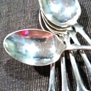 Vintage | Dining | Phillip Ashberry Sons Silver Plated Fiddleback 675 ...